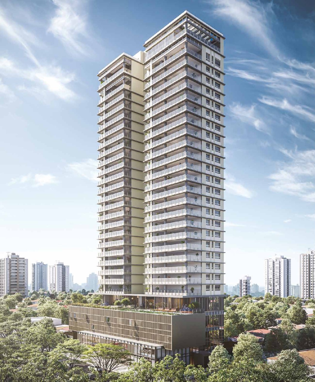 PARK AVENUE Ibirapuera → Plantas de 240 e 298 m² | MOEMA