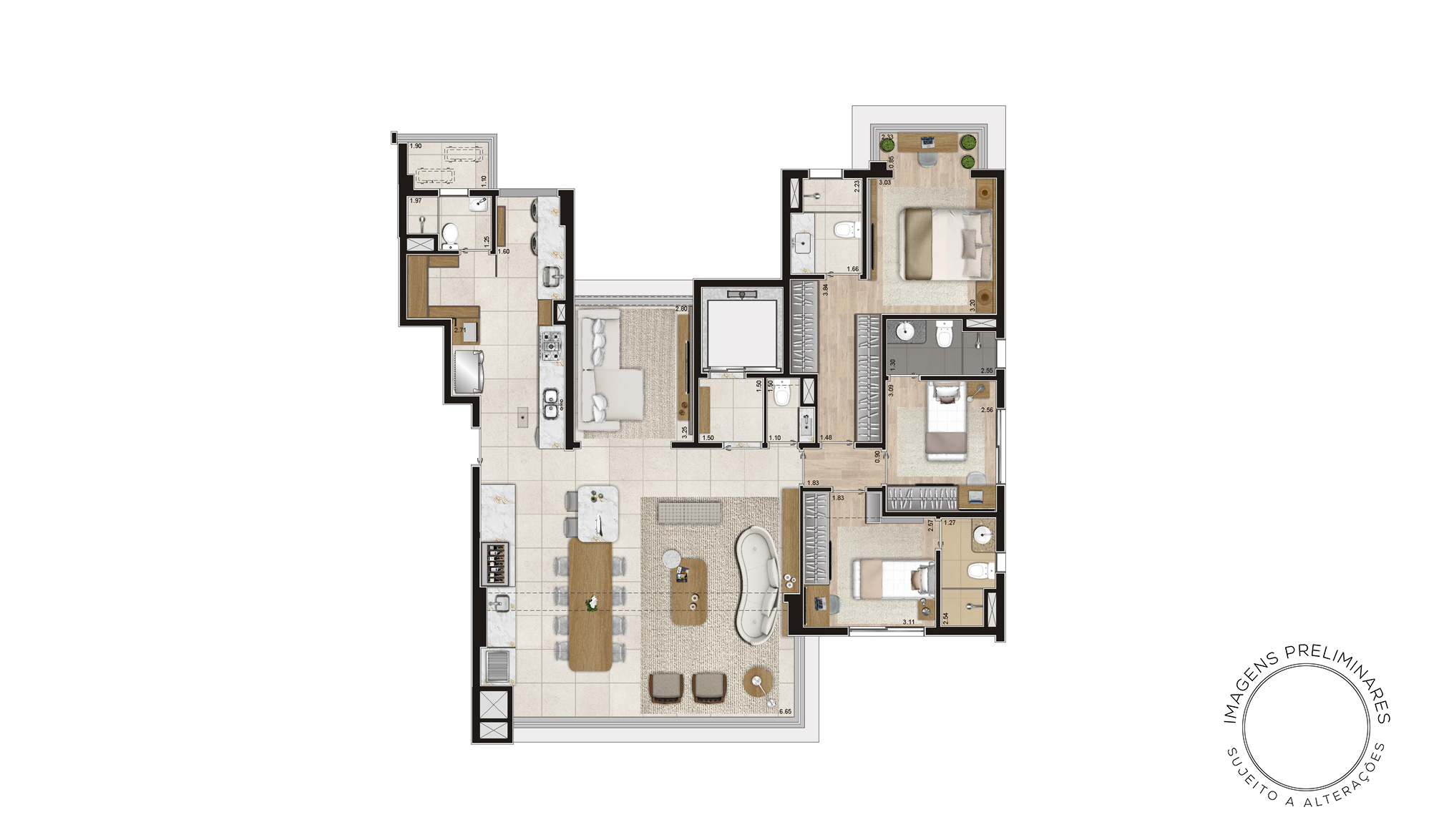 → MOEMA Purity » Plantas 150 a 295m² | Barbara Incorporadora®